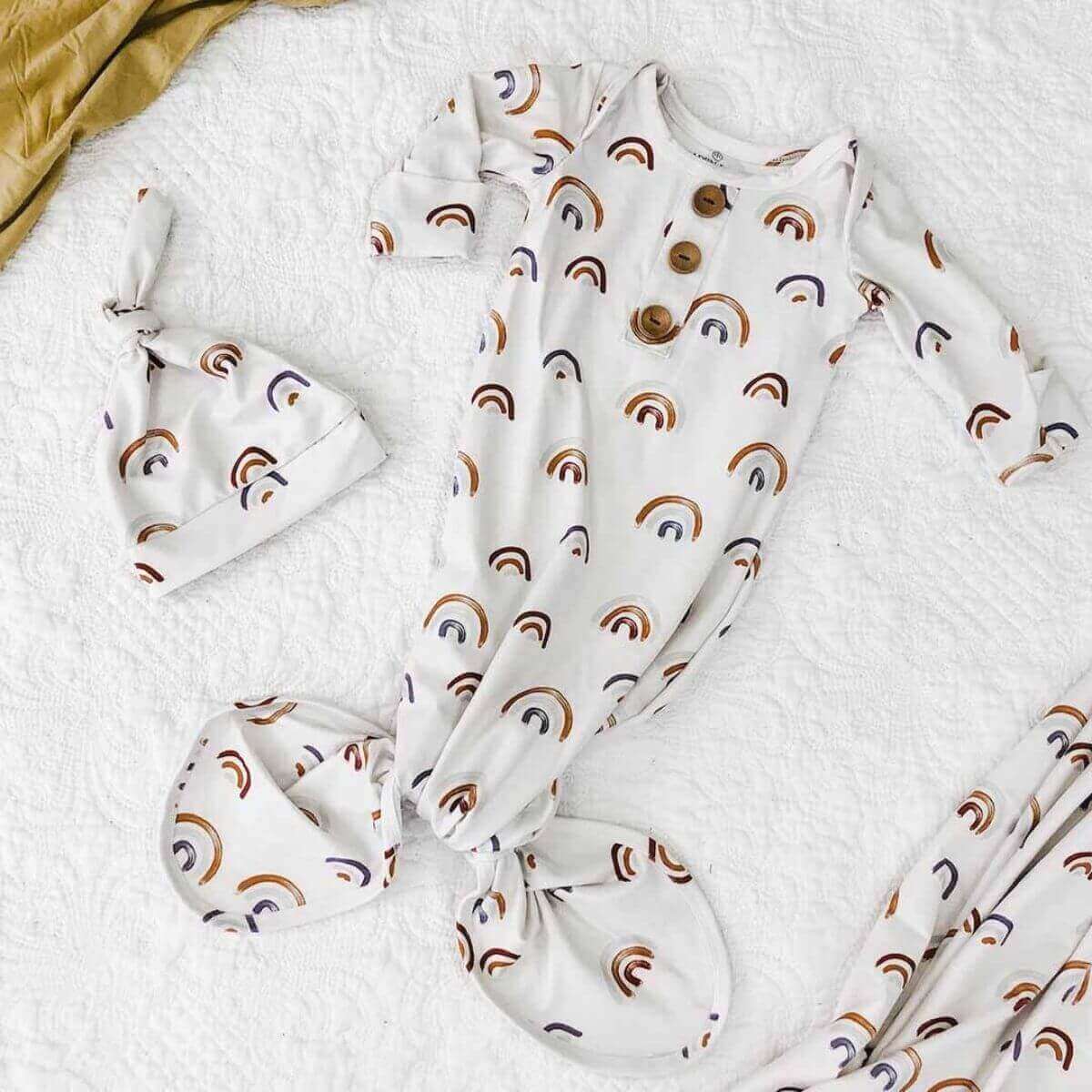 16 Cutest Rainbow Baby Clothes & Pajamas for Your Miracle Baby