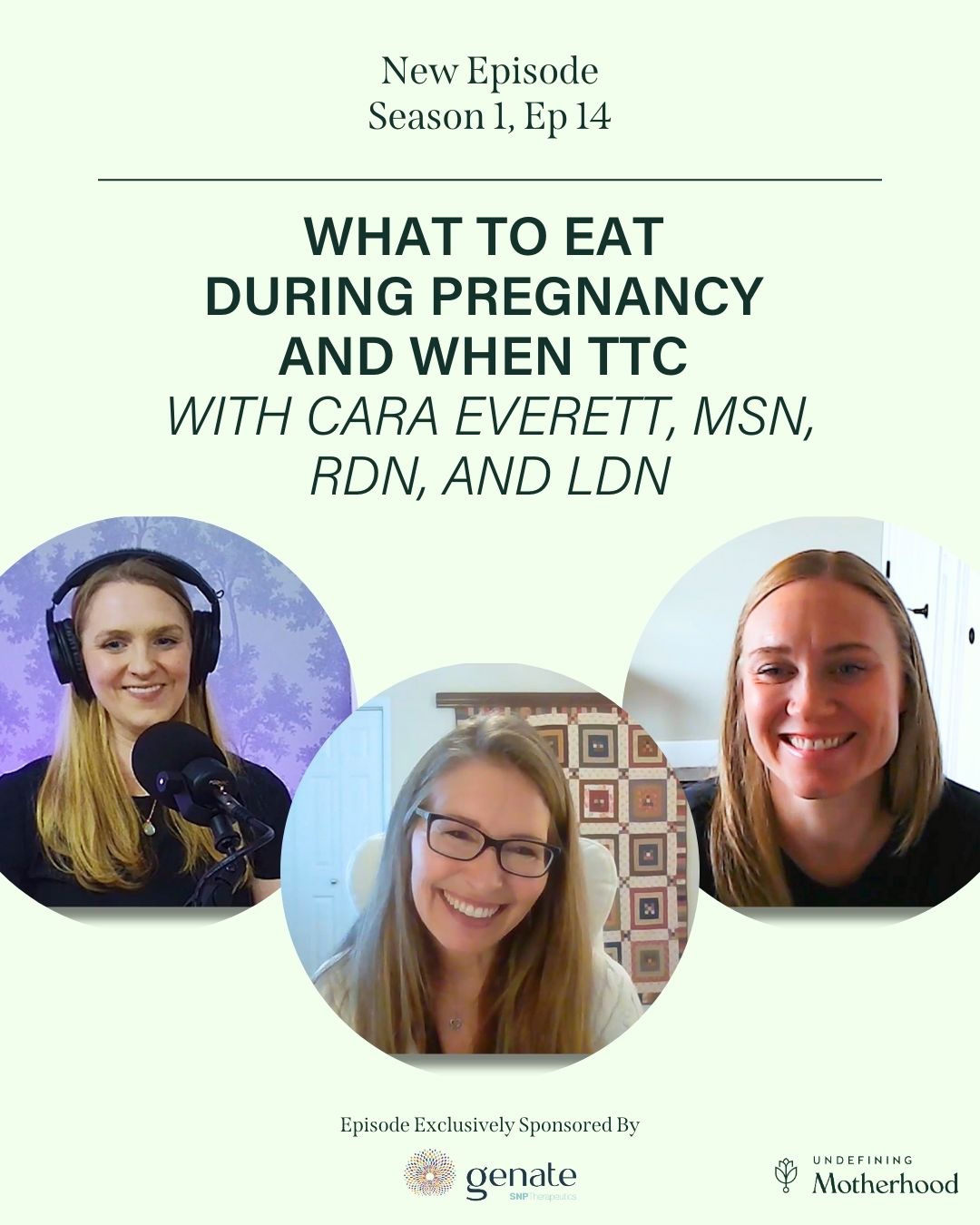 What to Eat During Pregnancy & When TTC with Cara Everett, MSN, RDN, and LDN
